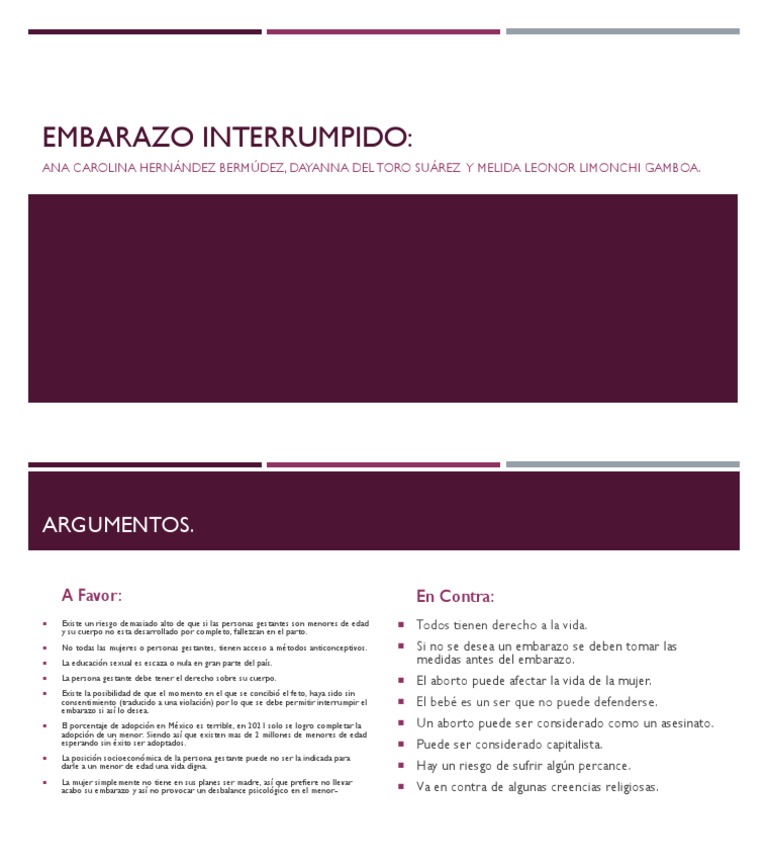 Embarazo Interrumpido | PDF