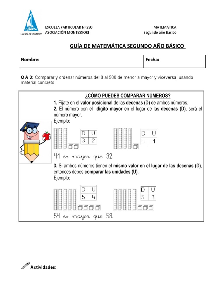 Guía De Matemática Segundo Pdf