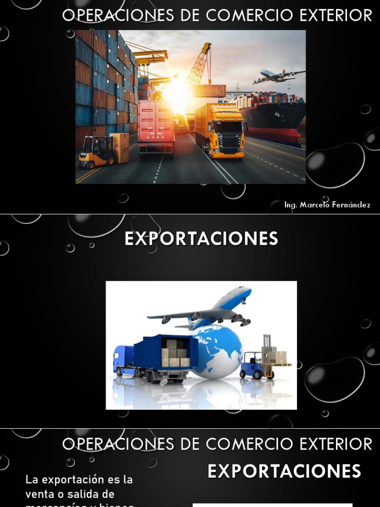 Tema 1 A.operaciones de Comercio Exterior | PDF | Exportaciones | Balanza comercial