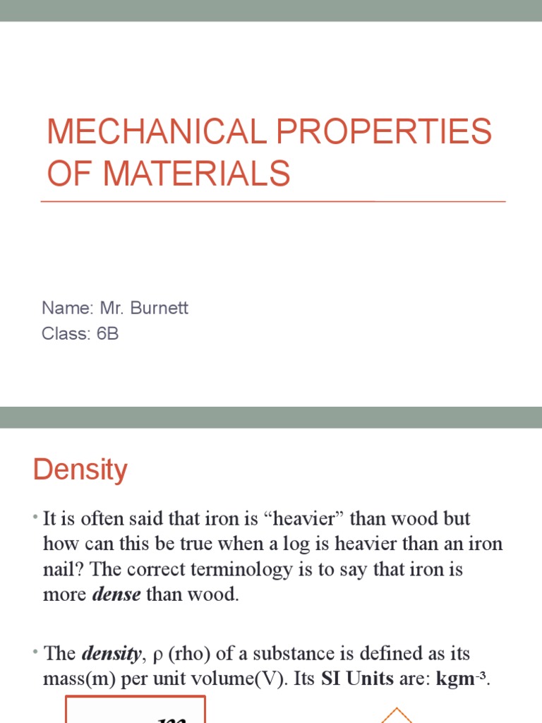 Mechanical Properties of Materials With Annotations | PDF | Elasticity ...