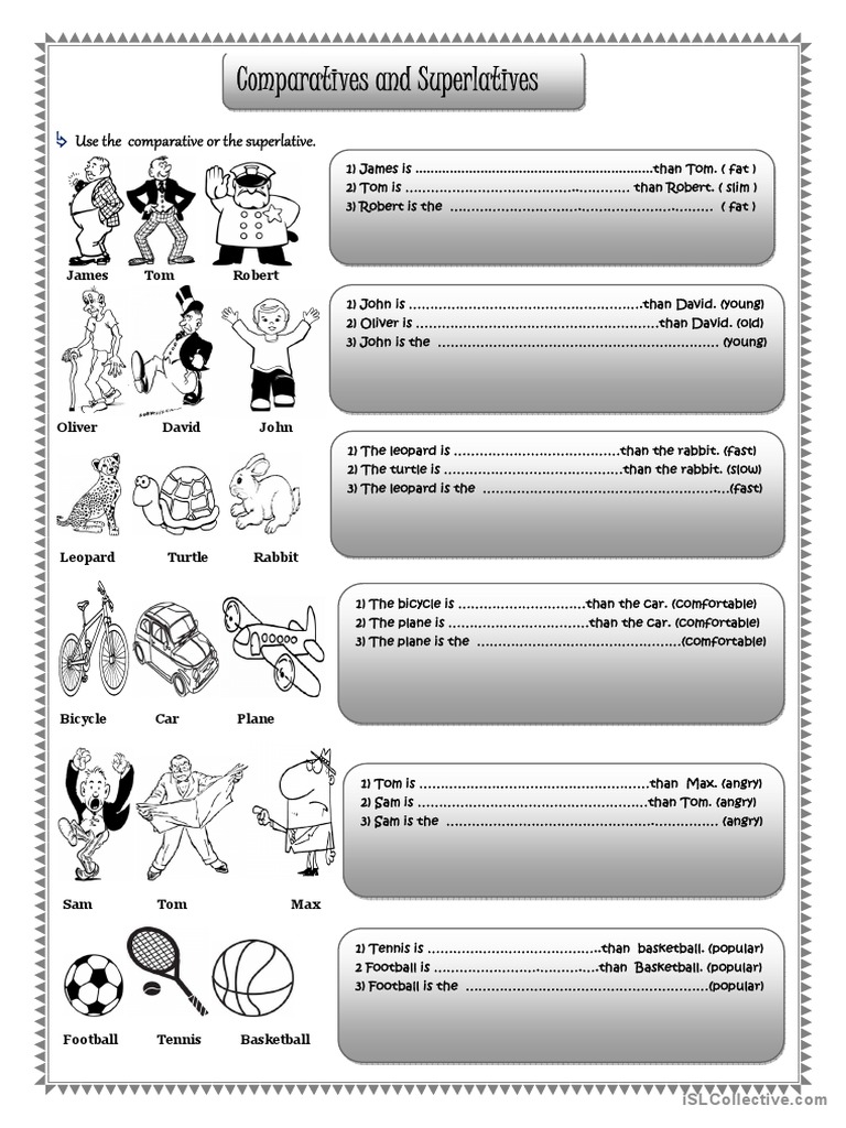 Comparative and Superlative Forms | PDF