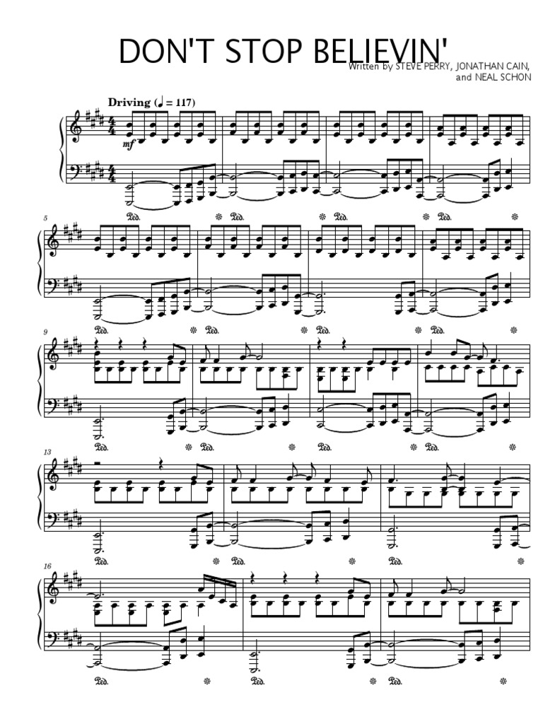Dont Stop Believin | PDF | Songs Written | Musicians