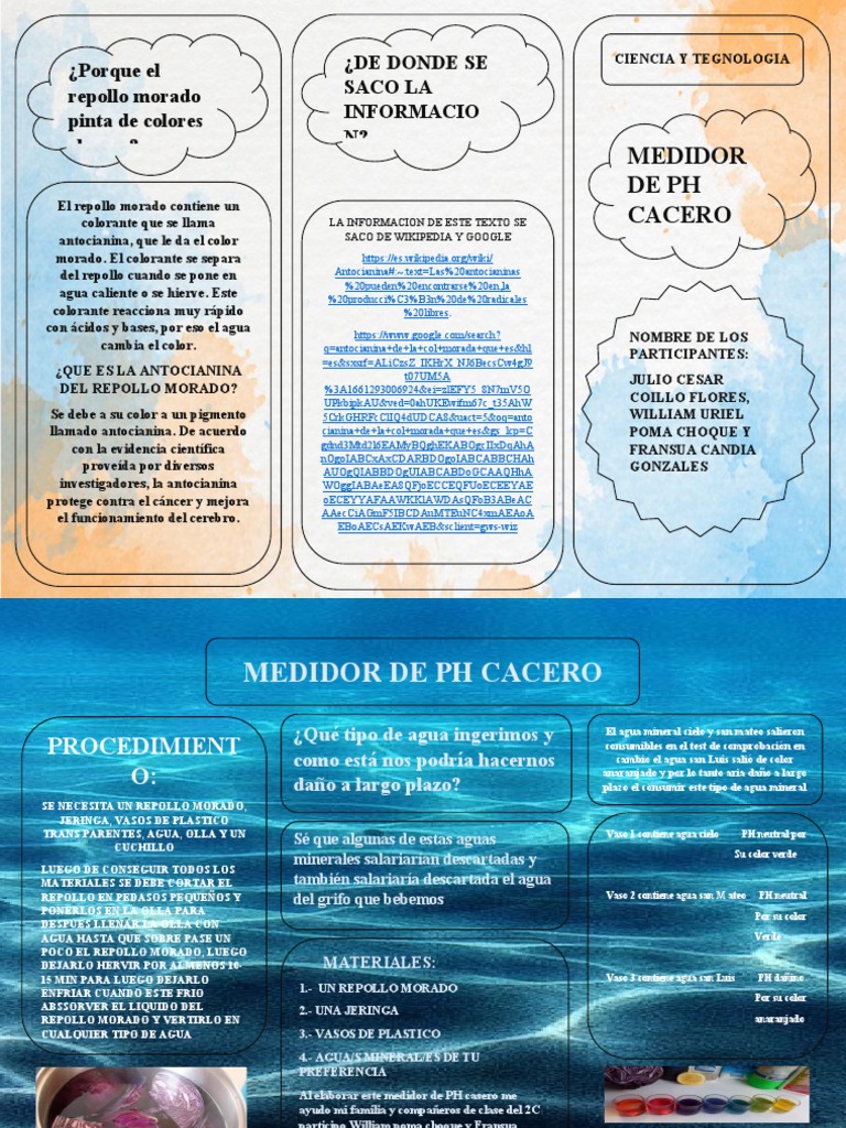 Triptico 3 | PDF | Agua | Química
