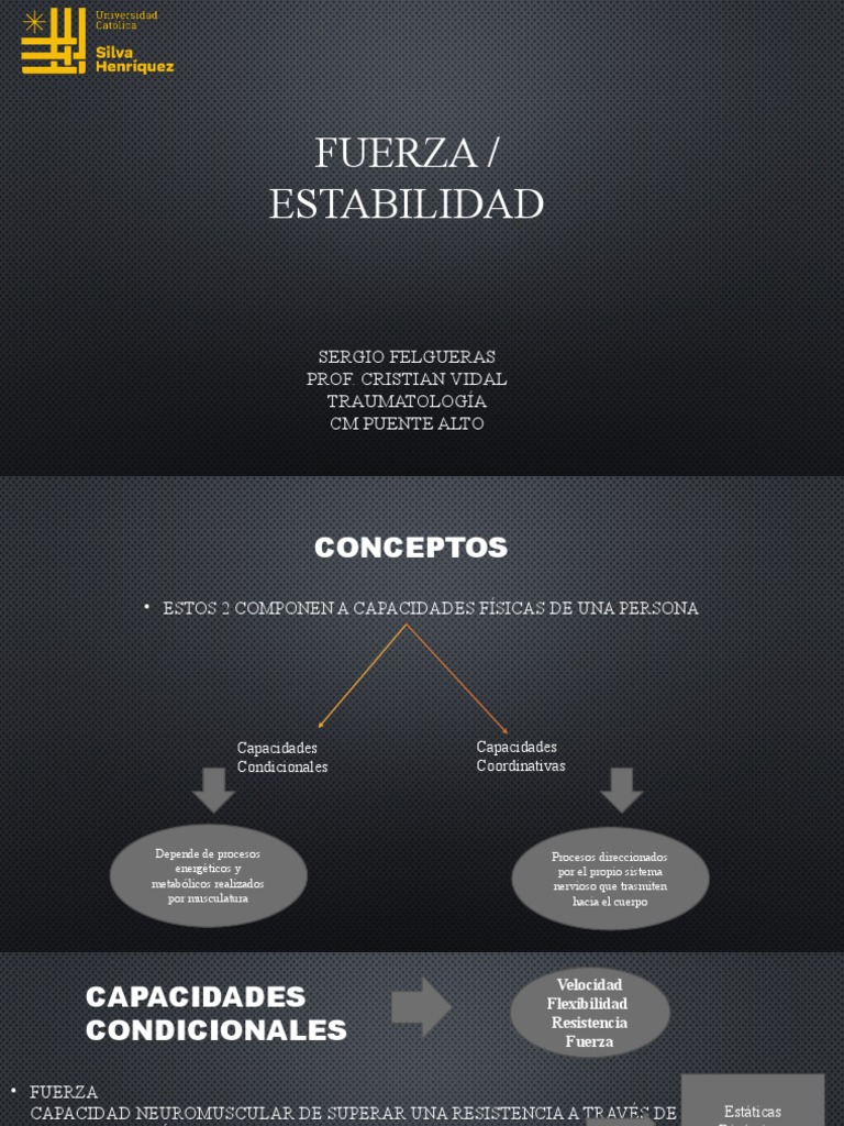 Fuerza y Estabilidad | PDF | Músculo | Fuerza