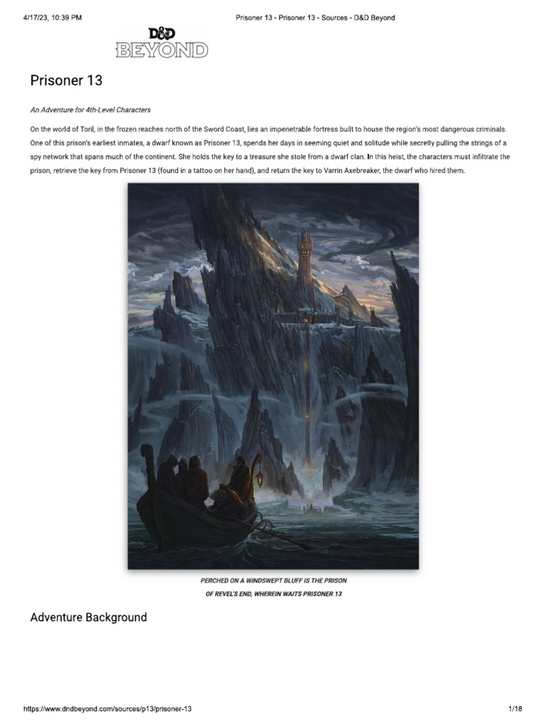 Prisoner 13 | PDF