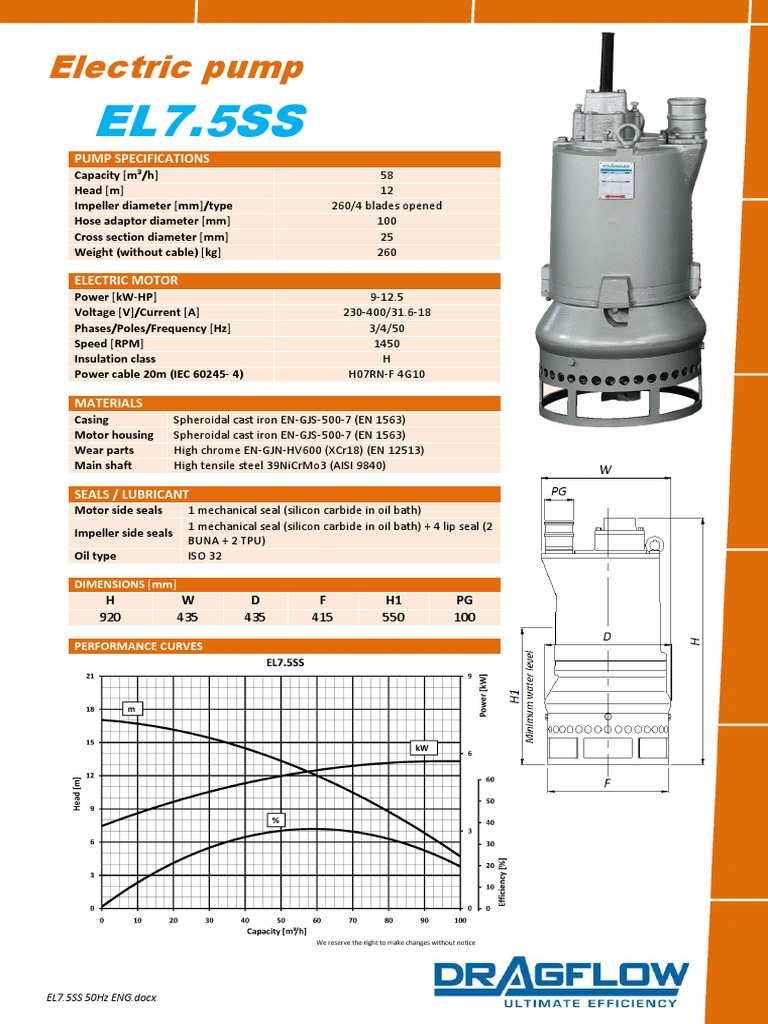 EL7.5SS 50Hz ENG PDF | PDF