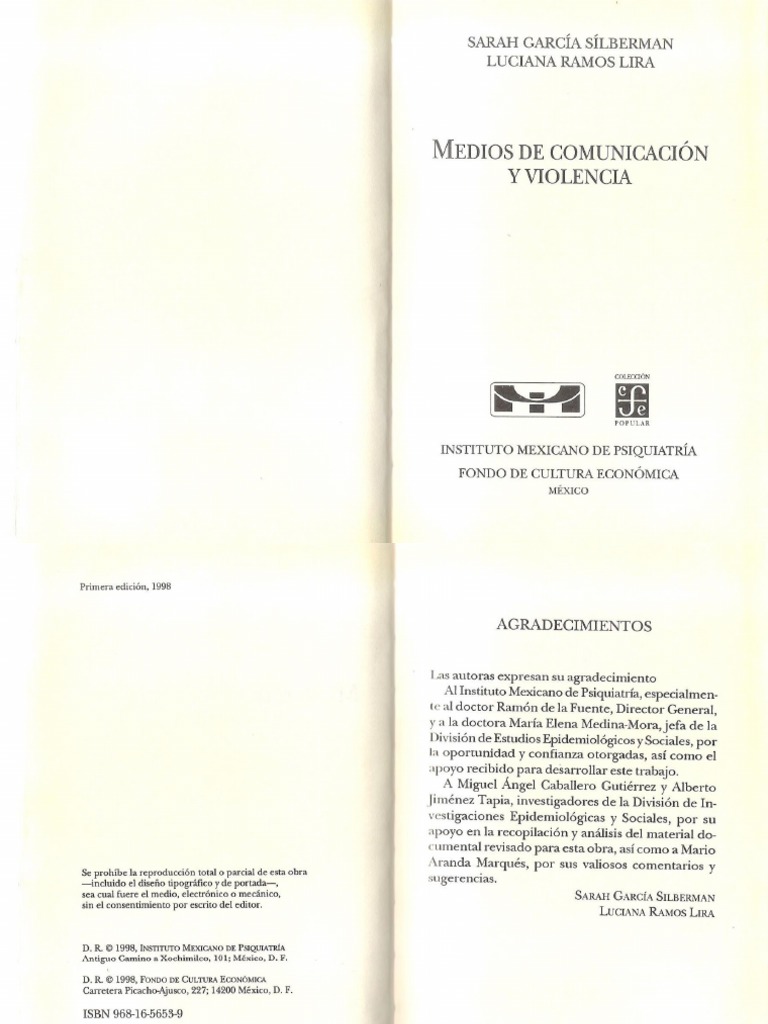 García Silberman violencia, definiciones y teorias | PDF