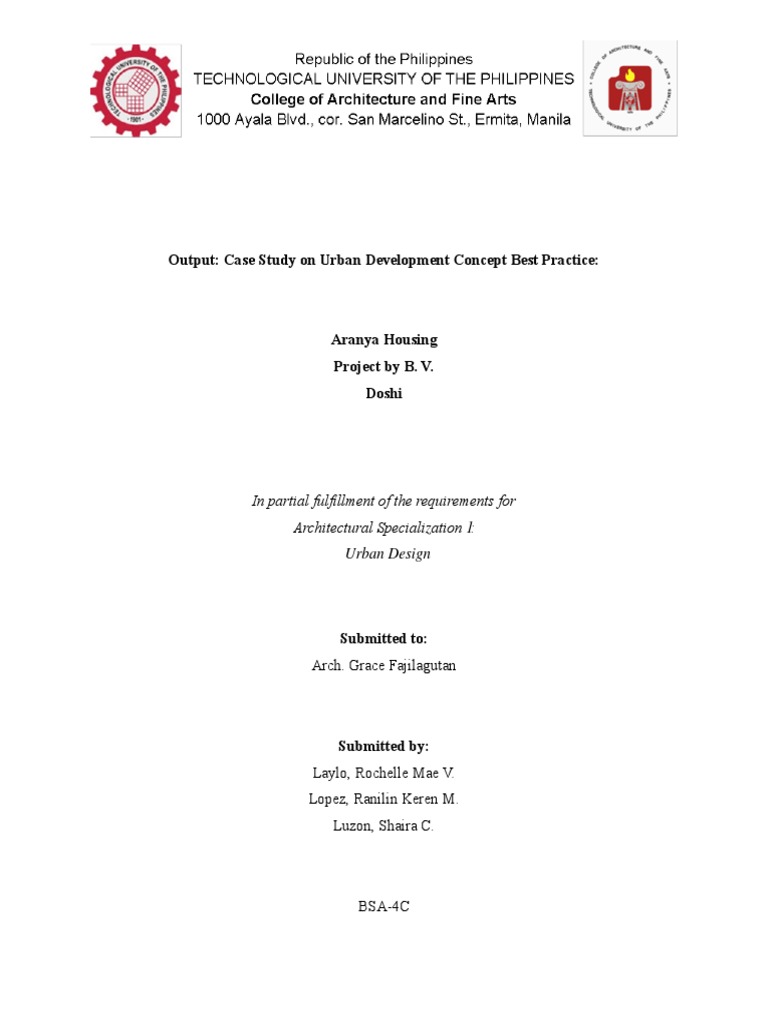 Assignment No.1 - Aranya Housing Case Study | PDF | Cost Of Living | Infrastructure