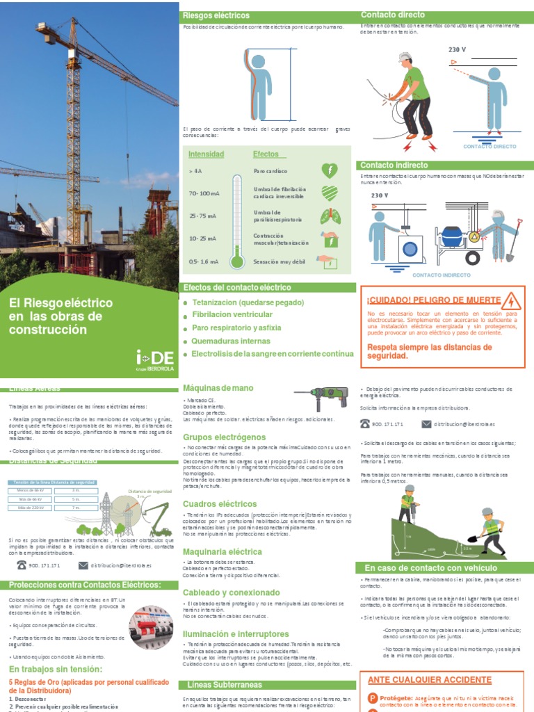 Riesgo de Shock Electrico | Descargar gratis PDF | Electromagnetismo ...