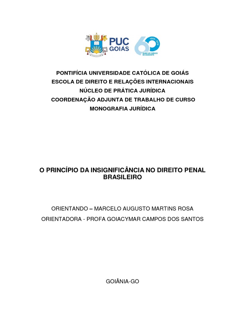 Monografia Pronta ! | PDF | Direito Penal | Presunção de inocência