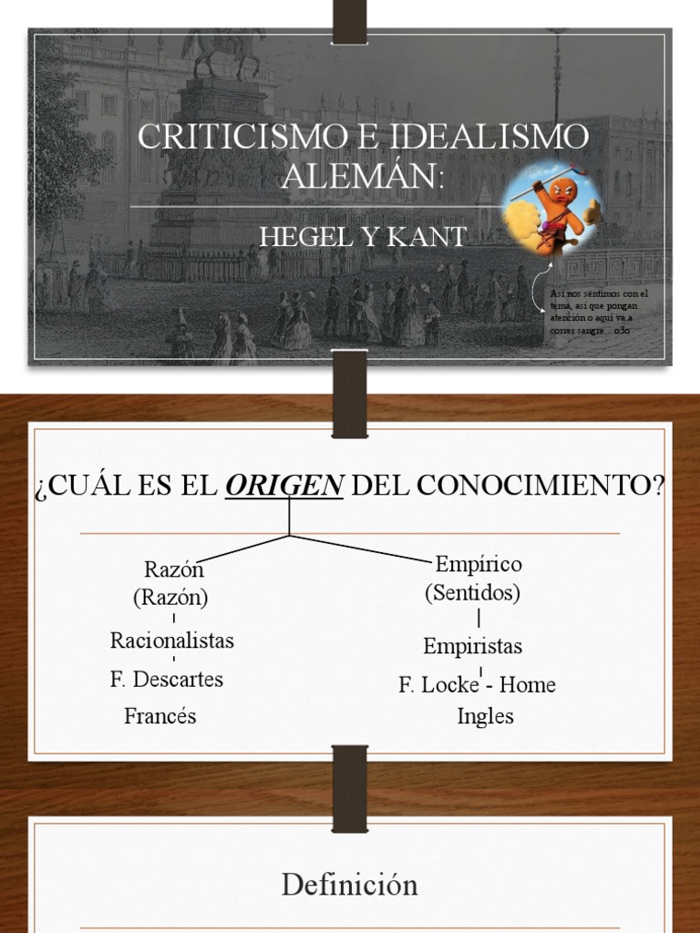 CRITICISMO E IDEALISMO ALEMÁN o-o.pptx | PDF