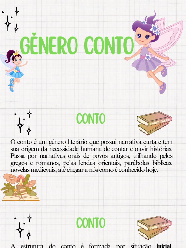 Gênero Conto | PDF | Narrativa | Contos
