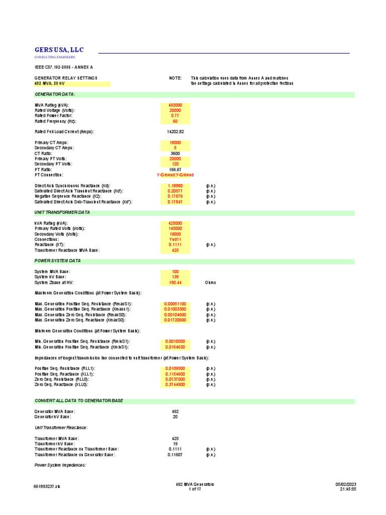 Full Development of Annex A Exercise-J Cardenas | PDF | Electrical ...