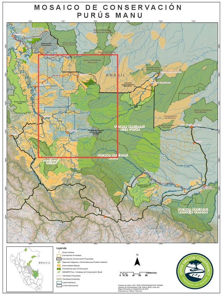 Mapa de Conservación Purús-Manu | PDF