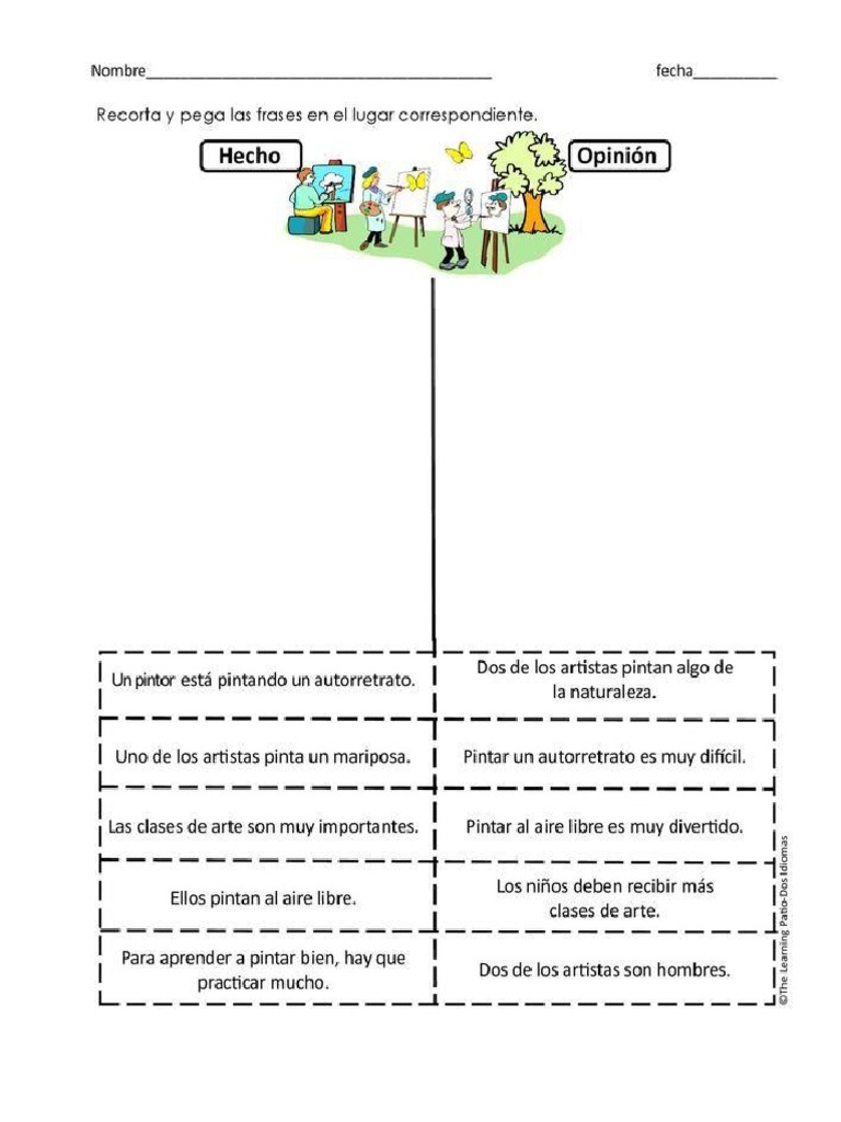 Hecho y Opiniones Actividad Práctica 7° | PDF