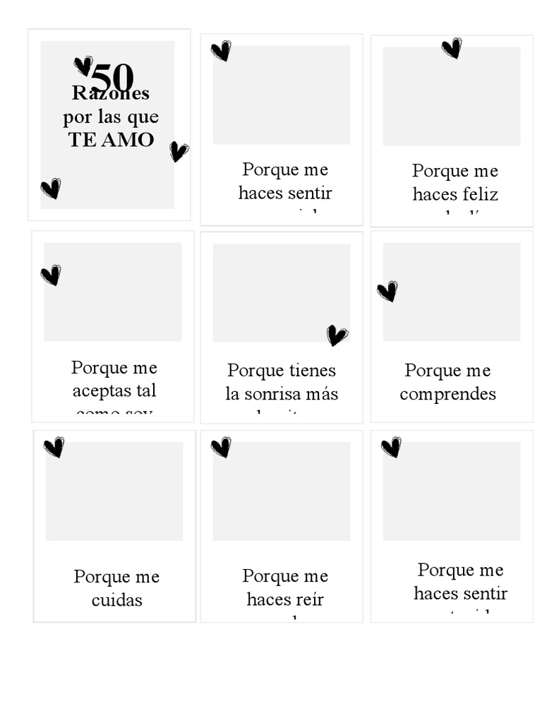 50 Razones Por Las Que Te Amo Pdf