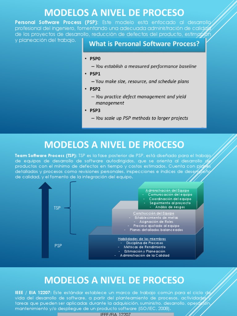 Modelos de calidad de software a nivel de proceso y producto | PDF | Software | Calidad (comercial)
