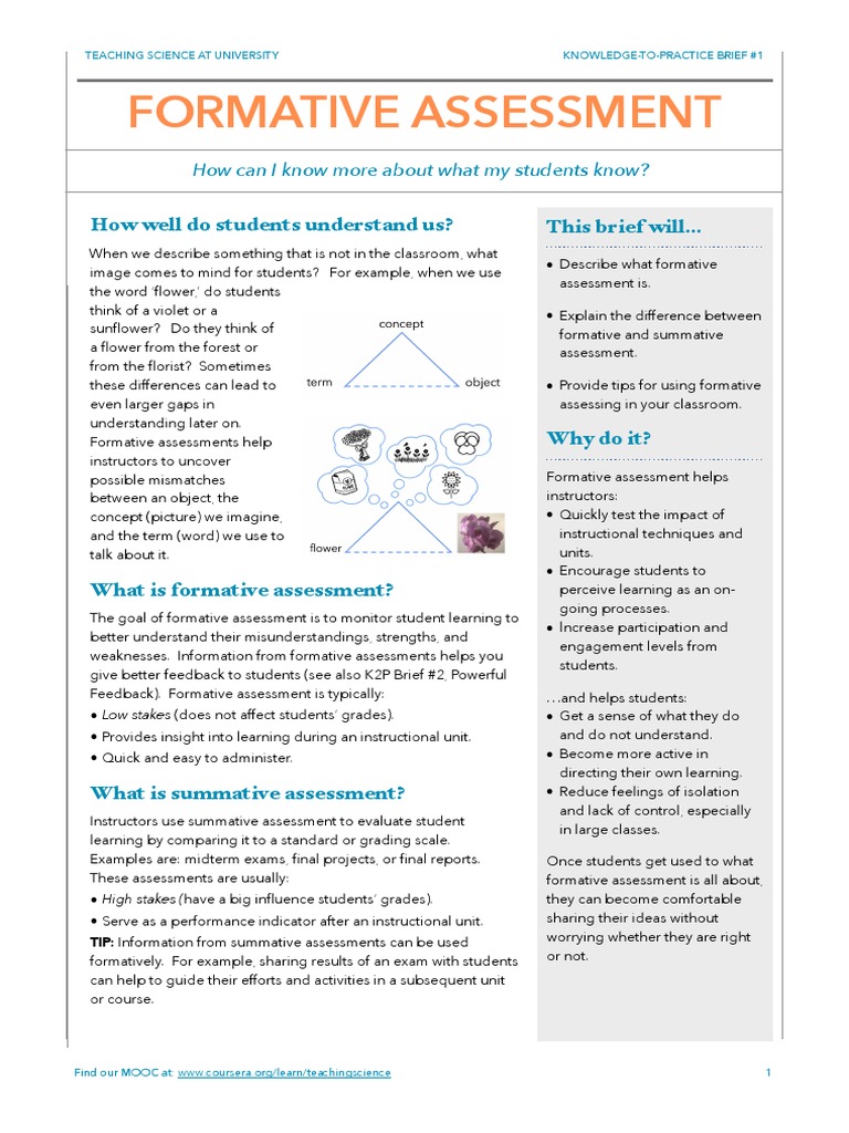 Engaging Science Students Formatively | PDF | Educational Assessment ...