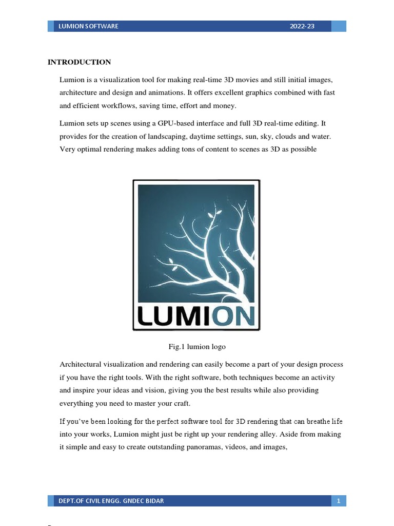 LUMION | PDF