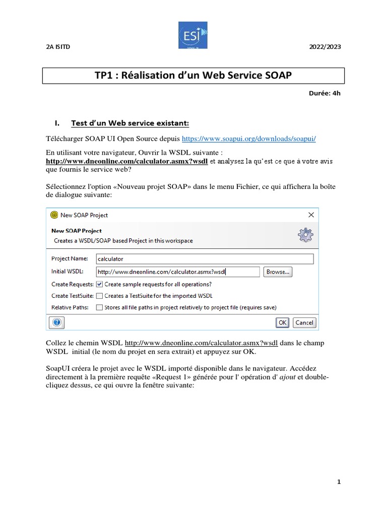 TP1 Producing SOAP Web Service | PDF | Service web | Java (Langage de programmation)