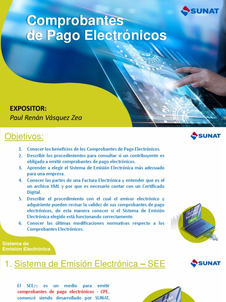 Comprobantes de Pago Electrónico | PDF | Informática | Industrias de ...