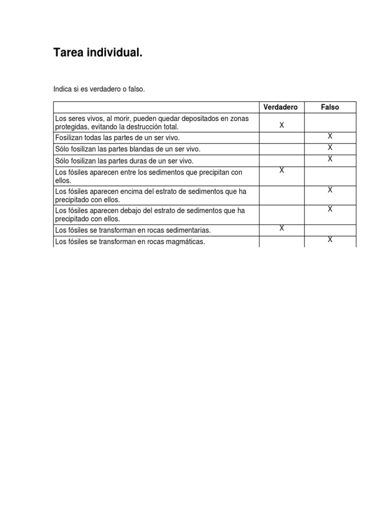 Tarea Individual S04 Actitudes y Valores | PDF | Fósil | Roca (geología)