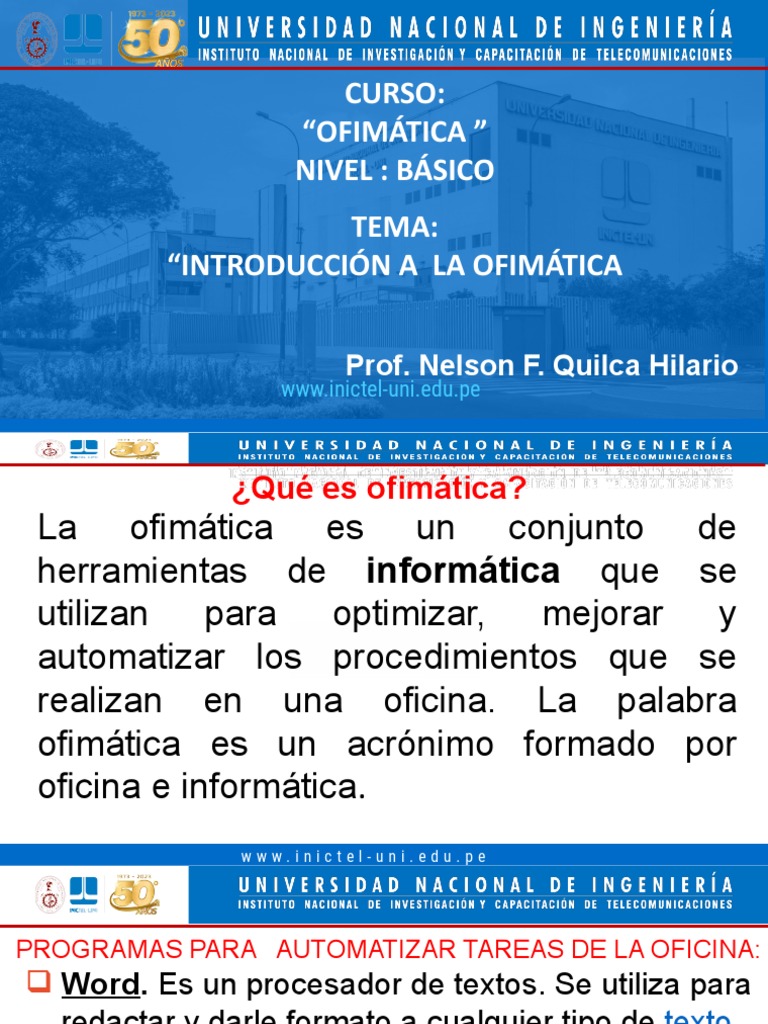 Ofimatica Basica 1 | PDF
