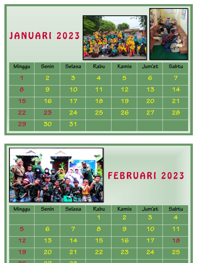 Kalender Kelas 3 2023 PDF | PDF
