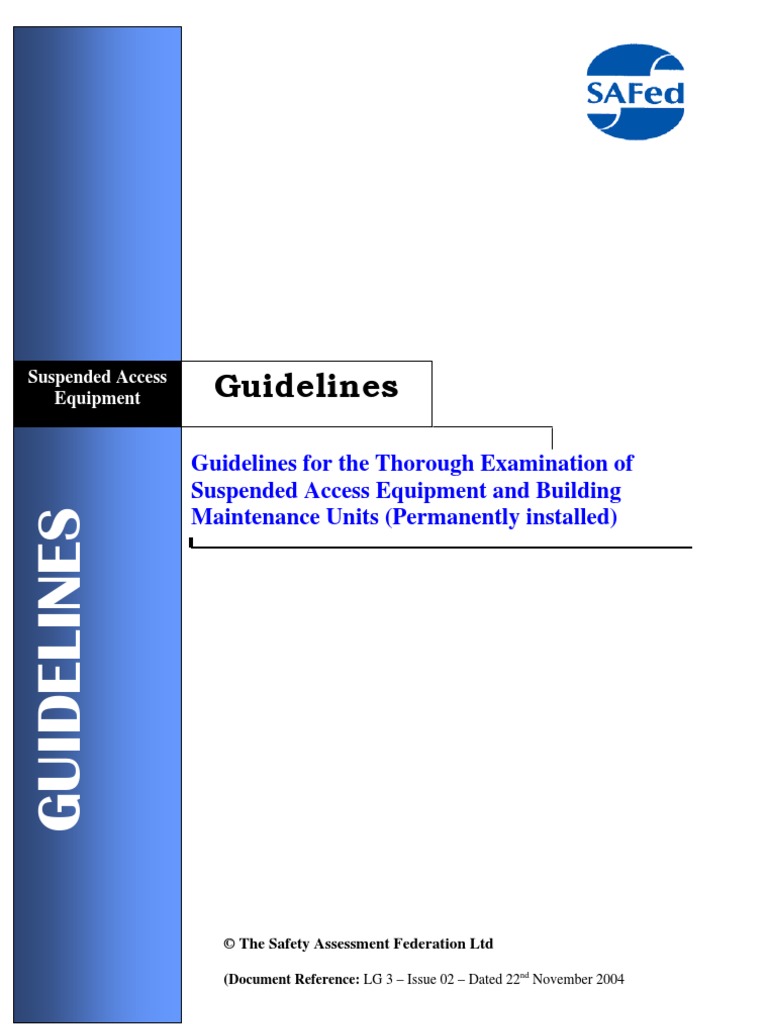 Cradle Inspection Procedure | PDF | Nature