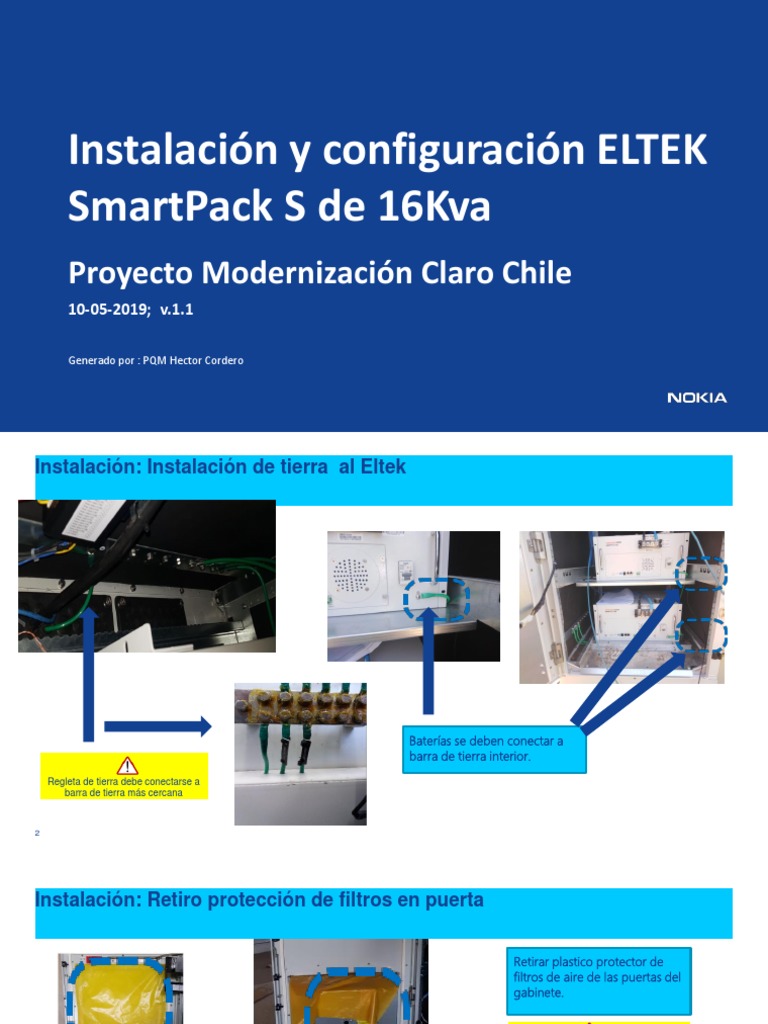 TN - Eltek Smarpack S 16kva 20190510 | PDF | Relé | Bienes manufacturados