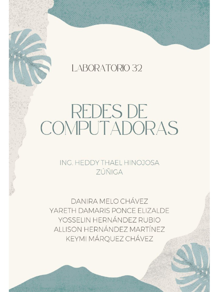 Proyecto Redes de Computadoras | PDF | Red de computadoras | Internet