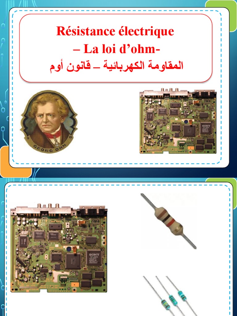 Ppt-La Loi D'ohm | PDF | Résistance (électricité) | Tension électrique
