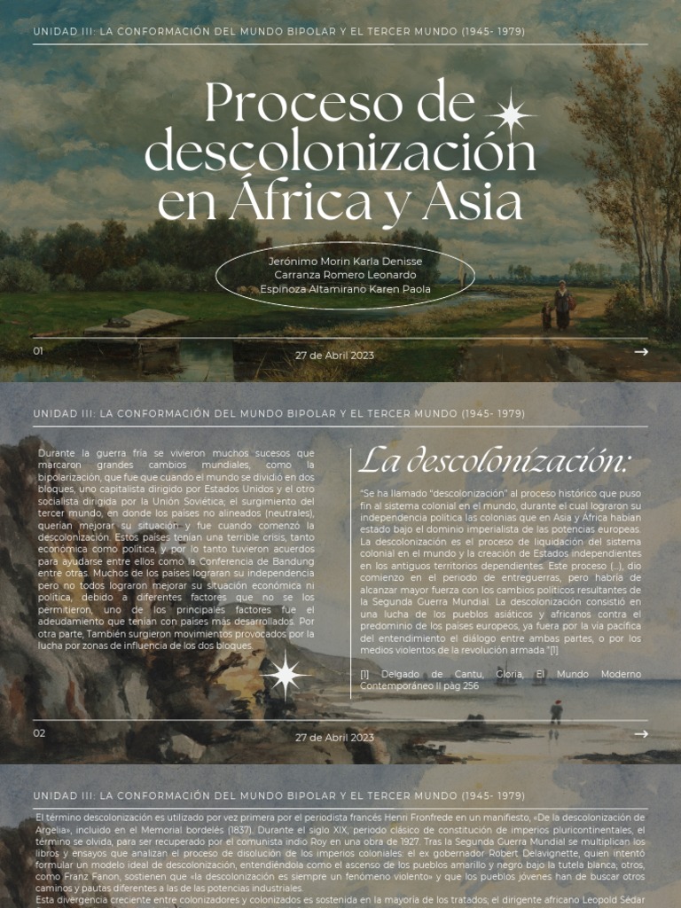 Proceso de Descolonización en África y Asia PDF | PDF | Descolonización | Colonialismo