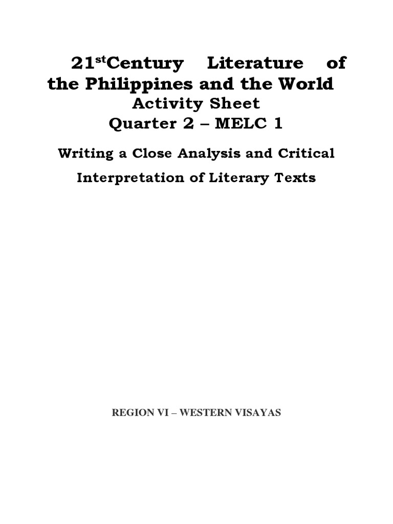 21stCL-LAS-Q2-Wk1-MELC1.pdf | PDF | Cognition | Cognitive Science