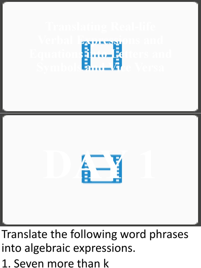 Q3 WK3 Day 1 - 2 Math | PDF | Equations | Numbers