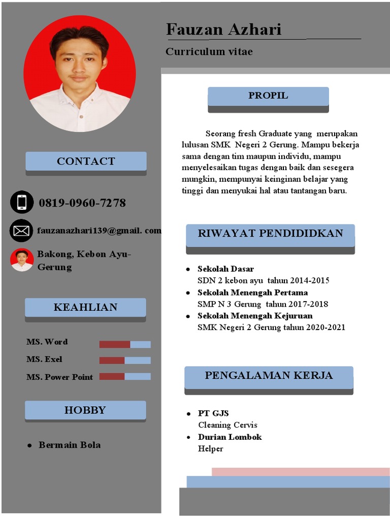Desain CV 1 | PDF