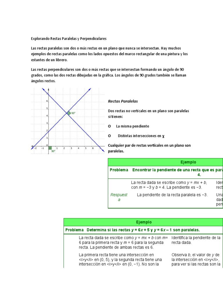 Rectas Perpendiculares | PDF | Perpendicular | Línea (geometría)