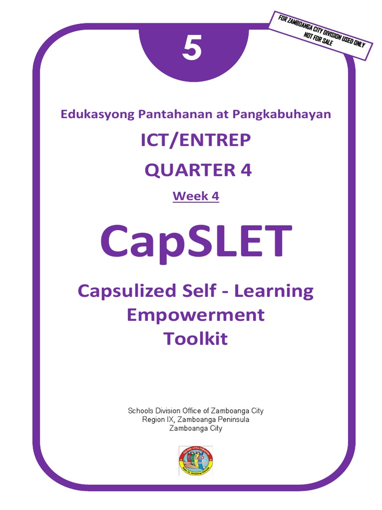 Ict-Entrep-5 Quarter-4 Week-2 | PDF