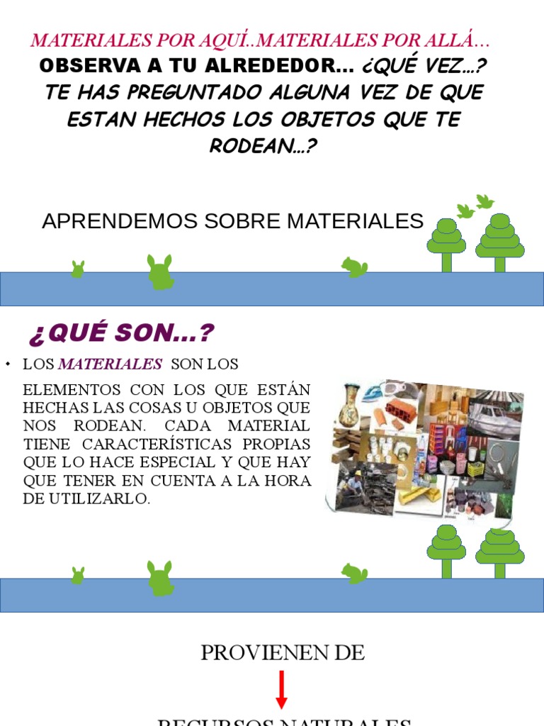 Tema: Materiales | PDF