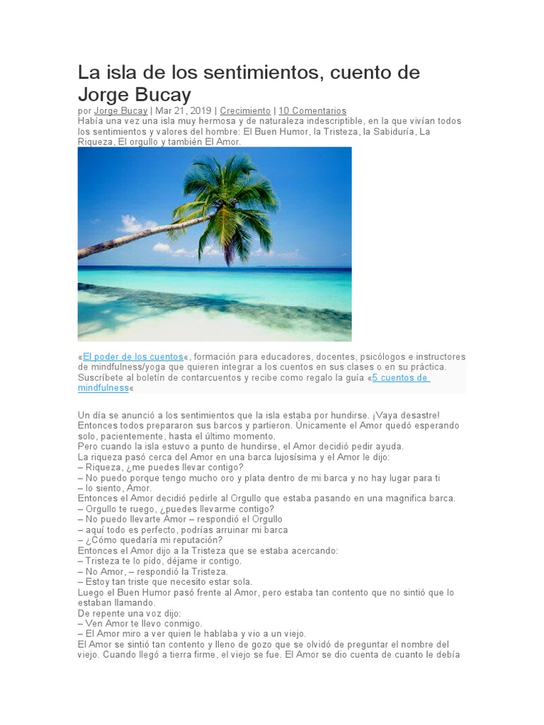 La Isla de Los Sentimientos | PDF | Amor
