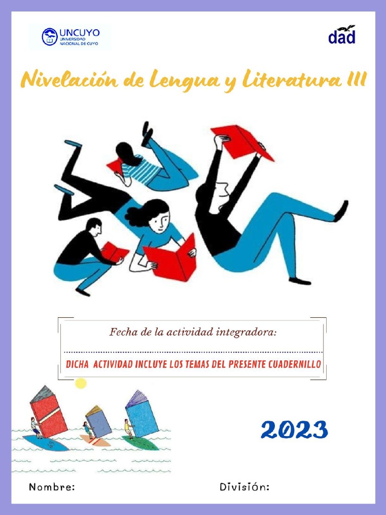 Cuadernillo de Nivelacion Lengua y Literatura 3er Ano 2023 | PDF ...
