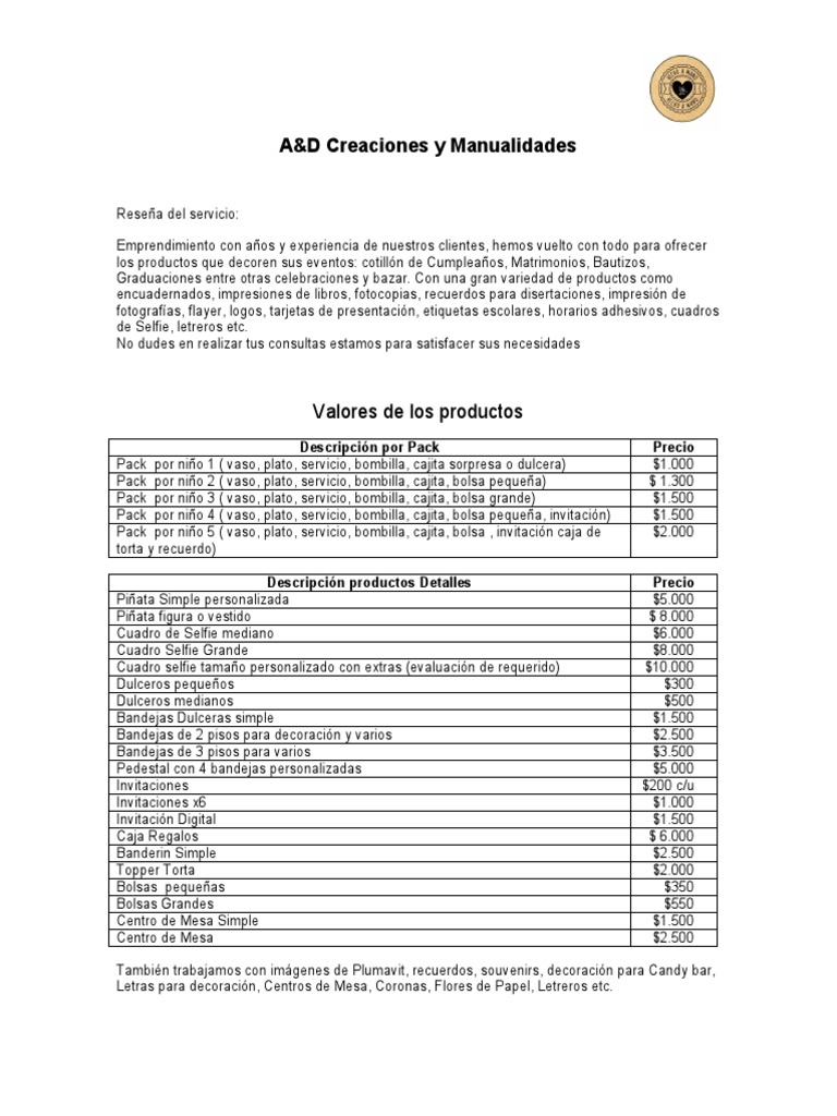 Valores Ayd | PDF