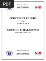 Teacher 1 Application Documents | PDF | Teachers