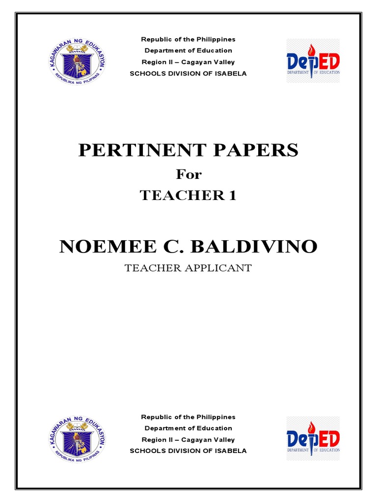 Pertinent Papers | PDF