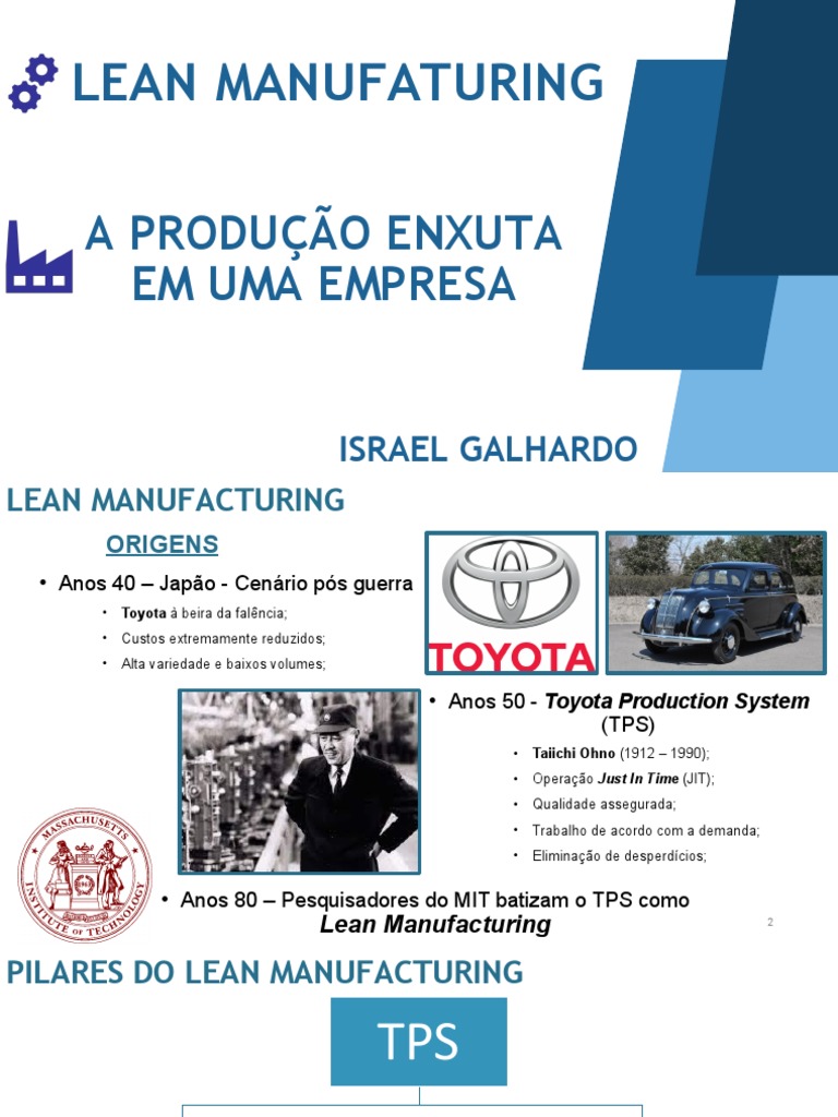 A Produção Enxuta em uma Empresa: Origens, Pilares e Ferramentas do ...