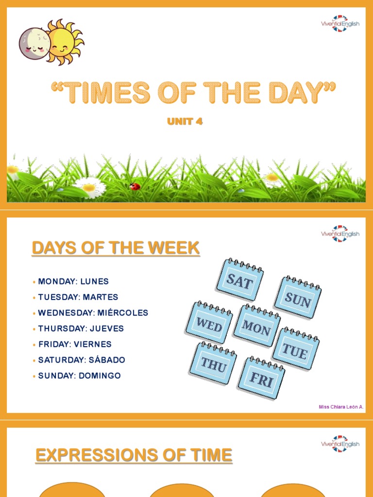 Spanish Time Vocabulary Guide | PDF