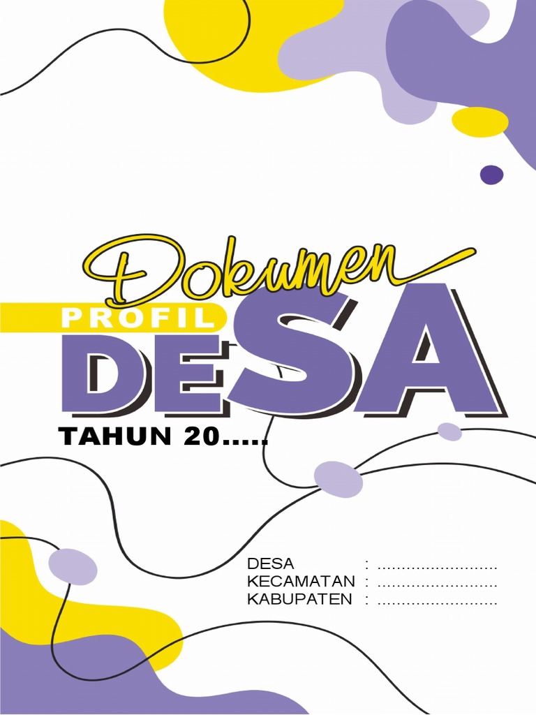 Cover Profil Desa | PDF