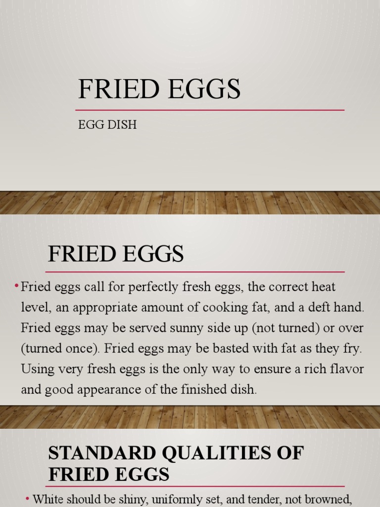 Fried Eggs | PDF | Egg As Food | Home