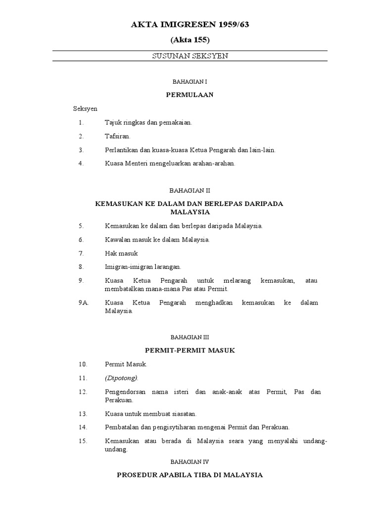 Akta 155 | PDF