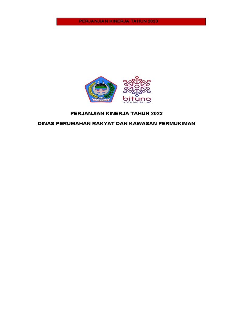 PerjanjianKinerja - Eselon 2 | PDF